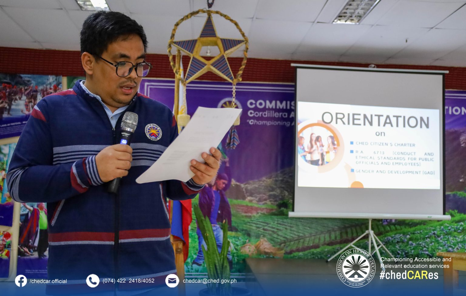 CHED-CAR conducts orientation on Citizen's Charter, RA 6713, and Gender ...
